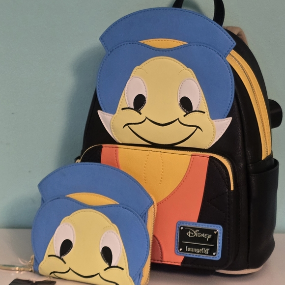 Loungefly | Bags | Loungefly Kids Backpack And Coin Purse Set Black ...